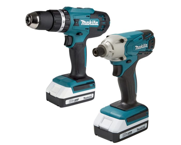 Makita drill set b&q store