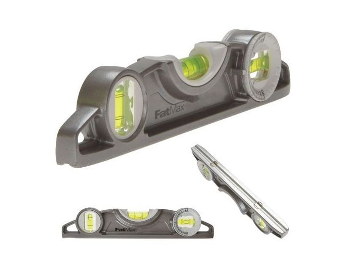 Stanley Fatmax Pro Box Beam 4 Piece Level Pack 6ft 4ft 2ft and Magnetic Torpedo Buyaparcel