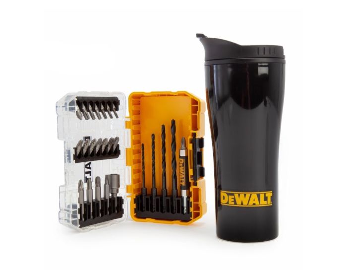 DeWalt DT70706 25 Piece Rapid Load Hex Screwdriver Drill Bit Set Thermal Mug Buyaparcel