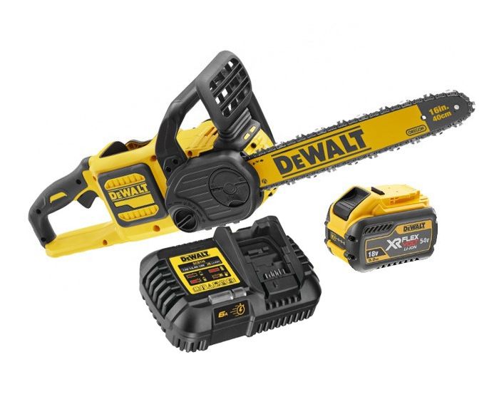 Dewalt DCM575X1 54v XR Flexvolt Cordless 40cm Chainsaw Brushless 1x9.0ah Battery