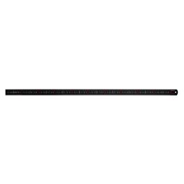 Faithfull Matt Black Stainless Steel Measuring Rule 1000mm FAIRUL1000MB ...
