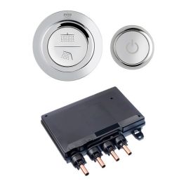Mira Mode Dual Outlet Low Pressure Gravity Pumped Digital Mixer Shower ...