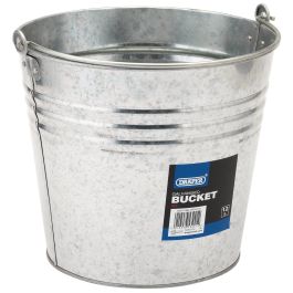 Draper 53241 Galvanised Steel Bucket, 12L Buyaparcel