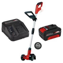 Einhell 18v Cordless Wire Brush Patio Cleaner Weed Moss + 4AH Battery ...