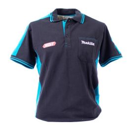Makita 40v XGT Black Polo Shirt T-Shirt Black With Collar Stitched Logo ...