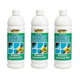 Everbuild PVCu Solvent Cleaner 1 Litre Pack of 3 Buyaparcel
