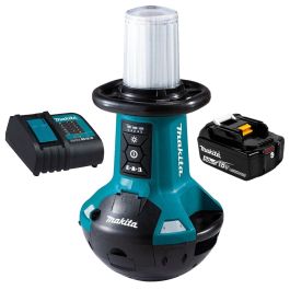 Makita DML810 18v 240v LED Self Balancing Work Site Light + 5AH Battery ...