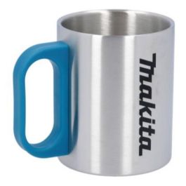 Makita Stainless Steel Official Tea Coffee Mug with Blue Handle and ...